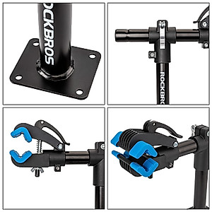 ROCKBROS Bike Repair Stand Bench Mount Home Bike Stand for Maintenance Bike Clamp Workbench Work Stands Bicycle Repair Rack for Road Mountain MTB Bikes
