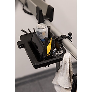 Tilt Industries Tool Tray - Universal Fit Bicycle Repair Stand Tool Tray, Adjustable Work Tray - Attaches to Any Repair Stand