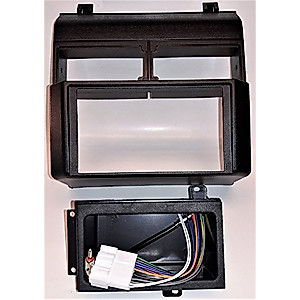 Double Din Dash kit, Harness, Antenna Adapter and Pocket for Installing a New Radio into a Chevrolet and GMC Full Size Blazer (92-94), Full Size Pickup (88-94), Suburban (92-94), GMC Yukon (92-94)