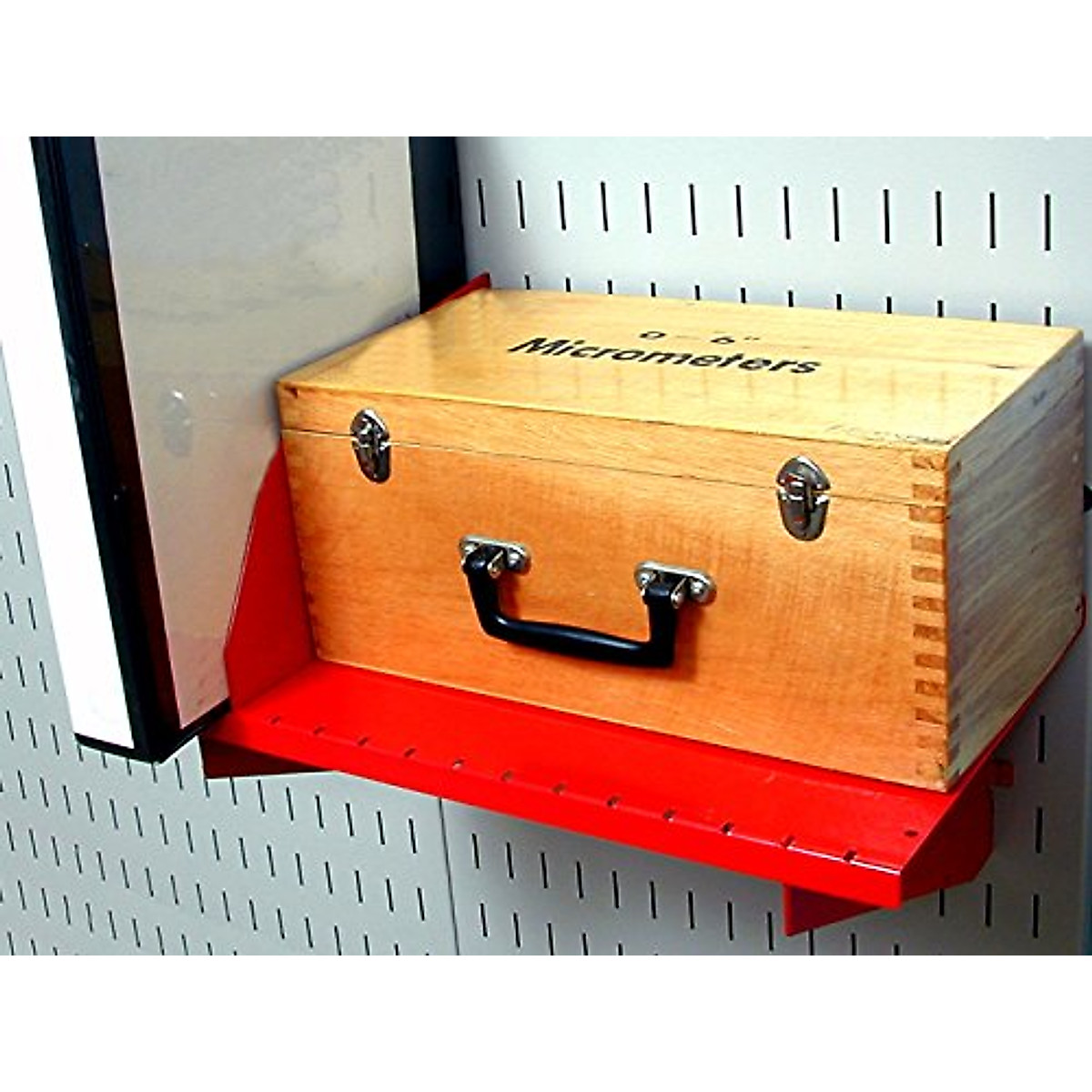 Wall Control KT-400-WRK R Slotted Tool Board Workstation Accessory Kit for Wall Control Pegboard Only, Red