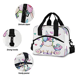 Lunch Bag for Kids Dream Unicorn Insulated Cooler Lunch Box Large Capacity Lunch Organizer for Boys Girls