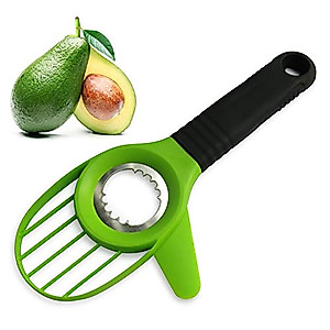 Avocado 3 Piece Set Avocado Slicer, Knife, Peeler, Pitter, Cuber, Dicer, Keeper For Everything That You Will Ever Need For Your Avocados