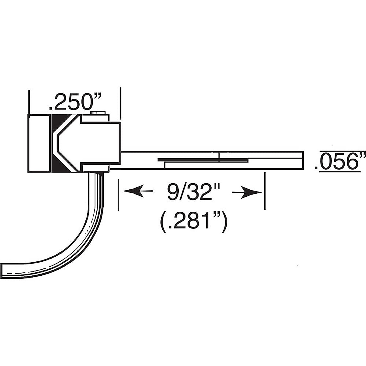 Kadee 147 Medium Underset Shank Whisker Coupler 1/4 2pr KADU0147