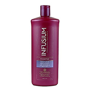 Infusium Moisturize and Replenish Shampoo - Infused with Avocado and Olive Oil - Hair Care for Dry Hair - Moisturizing Shampoo for Women - 33.8 oz