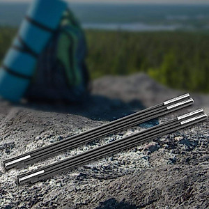Ejoyous Tent Pole Replacement Kit, Fiberglass Tent Pole Flexible Rods Bars Outdoor Camping Tent Stakes Accessories for Double Tents Support Rods Awning Frames Kit