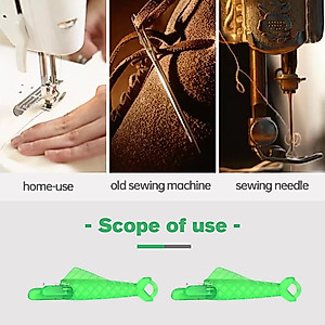 Fish Mouth Sewing Machine Needle Threader, 2024 Upgrade Automatic Sewing Needle Threader Fish Type Needle Threader, Quick Sewing Machine Loop Easy Selfthread Needle Threaders Tool (10PCS)