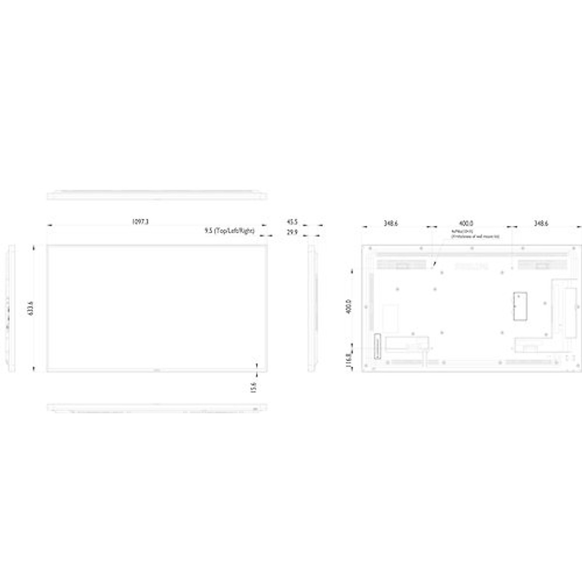 PHILIPS 49BDL4050D 49 Display D-Line w/450cd/mý E-LED, IPS, 1080p, 49BDL4050D_00 (w/450cd/mý E-LED, IPS, 1080p, Android, HTML5 Browser & Wi-Fi - Landscape 16/7 - Portrait 12/7)