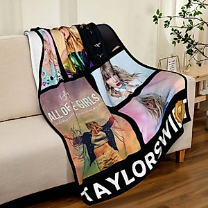 Superstar Blanket Funny Photo Collage Soft Flannel Air Conditioning Blanket Warm Cozy Throw Blanket for All Seasons 50"X40"