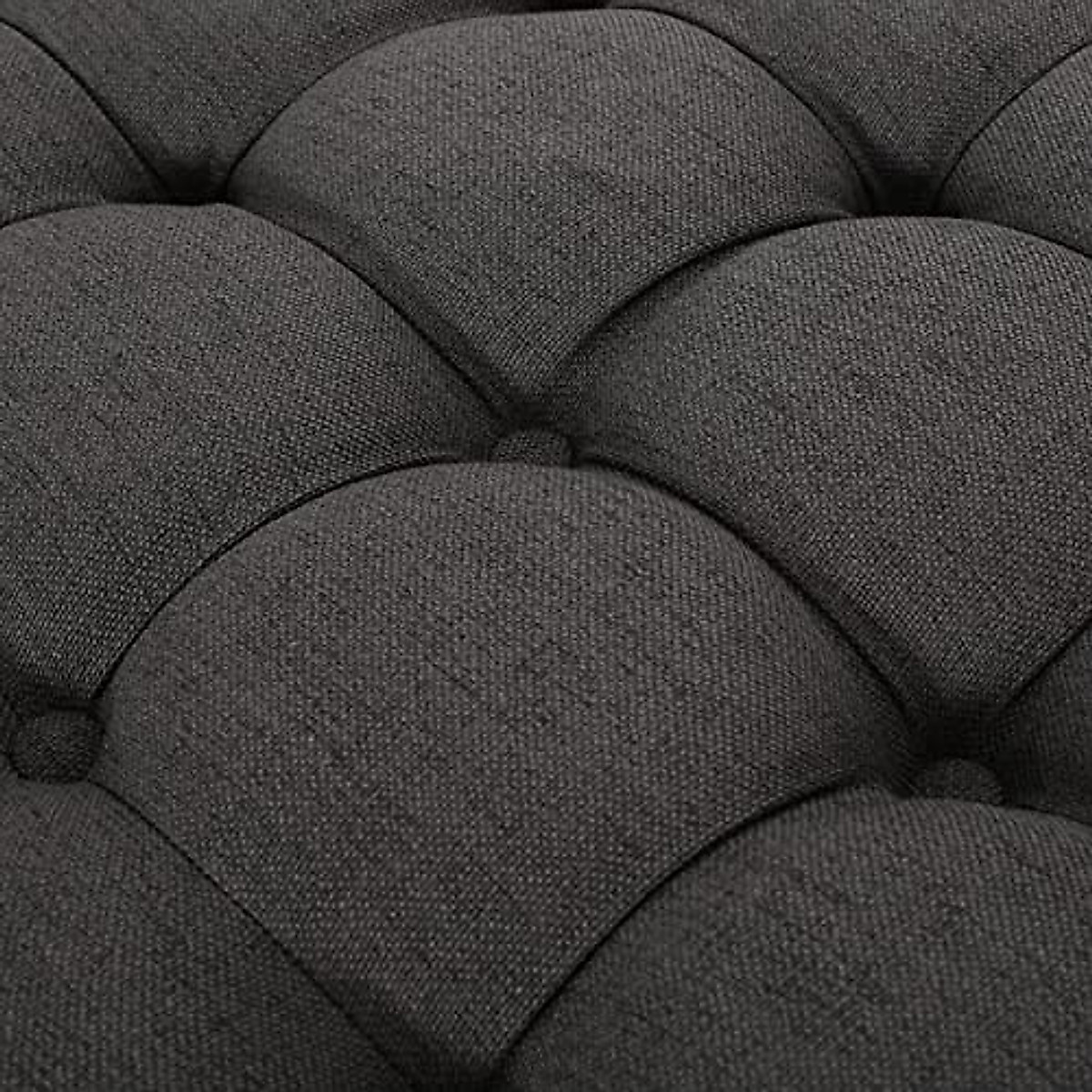 Christopher Knight Home Cimarron Ottoman, Dark Gray + Dark Brown