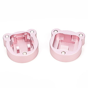 Wuque Mini Bear Aluminum Switch Opener for Cherry MX and Kailh Style Opener with Metal Magnet Pink