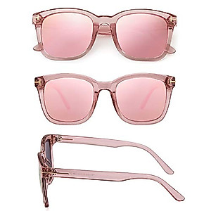 Myiaur Fashion Sunglasses for Women Polarized Driving Anti Glare UV400 Protection Stylish Design