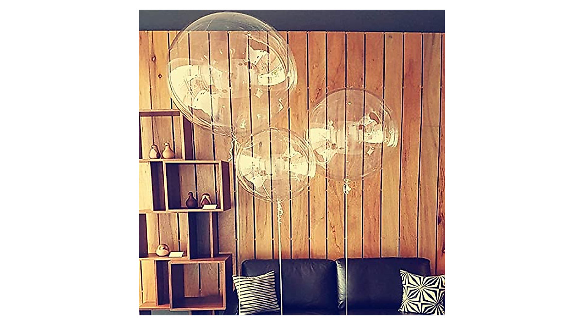 50 Clear Bubble Balloons for Weddings & Parties | LED Compatible