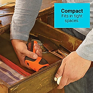 BLACK+DECKER 4V MAX* Cordless screwdriver (BDCS20C)