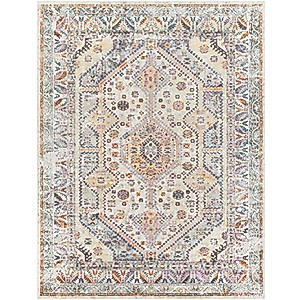 Artistic Weavers Brogan Vintage Rustic Area Rug,7'10" x 10'3",Ivory