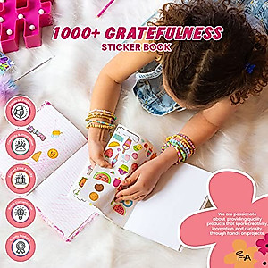 Fashion Angels Gratefulness Sticker Book - 1000+ Things to be Grateful for Stickerbook - 40-Page Sticker Book, Fun Stickers for Scrapbooks, Planners, Gift and More! - Ages 6 and Up