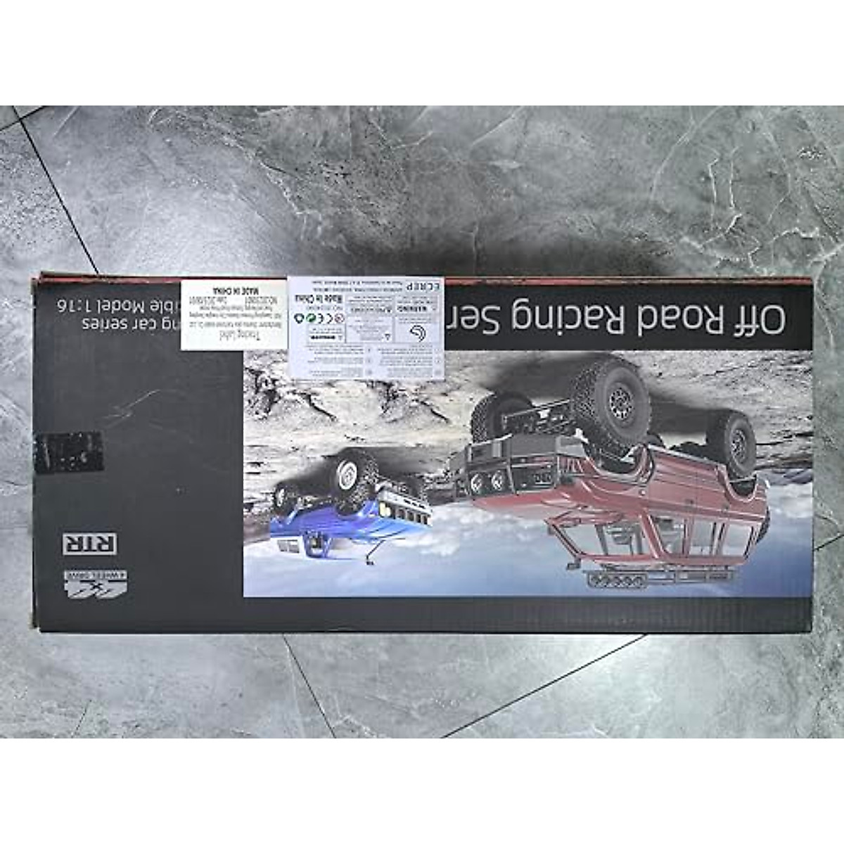 Mostop RC Crawler Truck, C24 Pickup Truck with LED Light, 4x4 Off-Road RC Rock Crawler,2.4Ghz Remote Control Car All Terrain Truck Crawler,Throttle & Steering Control,2 Batteries, Ideal Gift