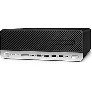 HP ProDesk 600 G4 SFF Home and Business Desktop Black (Intel i5-8500 6-Core, 16GB RAM, 512GB PCIe SSD, Intel UHD 630, 2xUSB 3.1, 2 Display Port (DP), Optical Drive, Win 10 Pro) (Renewed)