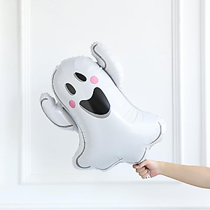 Pink Black Purple Halloween Birthday Party Decorations Happy Halloween Banner Cake Topper Backdrop Tablecloth Skeleton Mylar Balloons for Girls Spooky Birthday BOO Day Party Supplies (Pink)