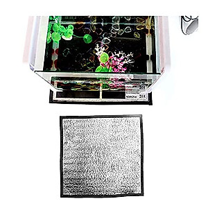 14W Reptile Heating Pad&Reptile Reflective Insulation Film Under Tank Terrarium Keep Warming Pet Animals Heater Heating Pad Mat Reptile