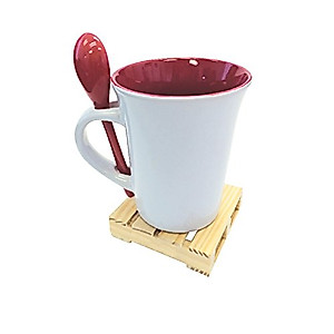 Thirsty Rhino Udara Wood Pallet Coasters (Set of 4)