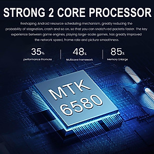 Generic 2024 New Unlocked Android Smartphone, 8GB ROM+1GB RAM Android Phone 5.72IN HD Cell Phone, 2MP Rear Camera System, 2000mAh Phone Mobile Phone Large Storage (Black)