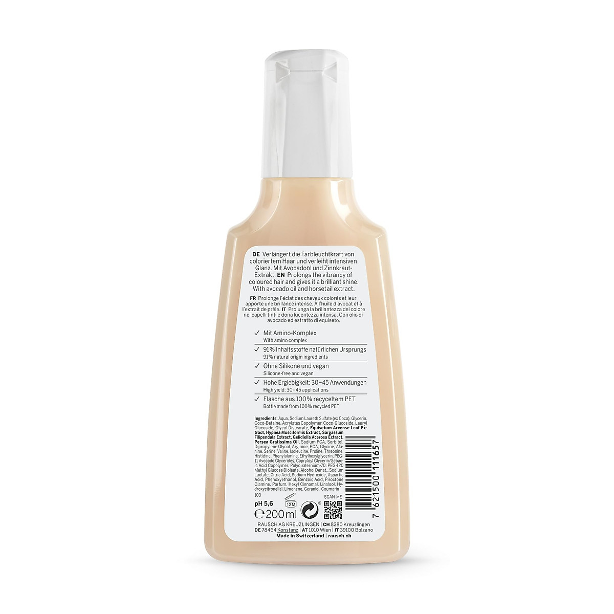 RAUSCH Avocado Color-Protecting Shampoo 200 ml