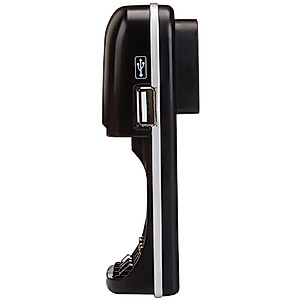 Amazon Basics Battery Charger for AA & AAA Nickel-Metal Hydride batteries (Ni-MH) With USB Port, Black