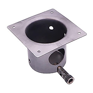 METER STAR Fire Burn Pot and Hot Rod Ignitor Kit Replacement Parts for Pit Boss Pellet Grill Burner with Screws and Fuse,Also Fit for Pellet Pro and Z Grills Wood Pellet Grill Smoker