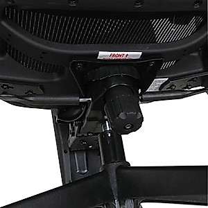 Alera Epoch Series All Mesh Multifunction Mid-Back Chair, Black