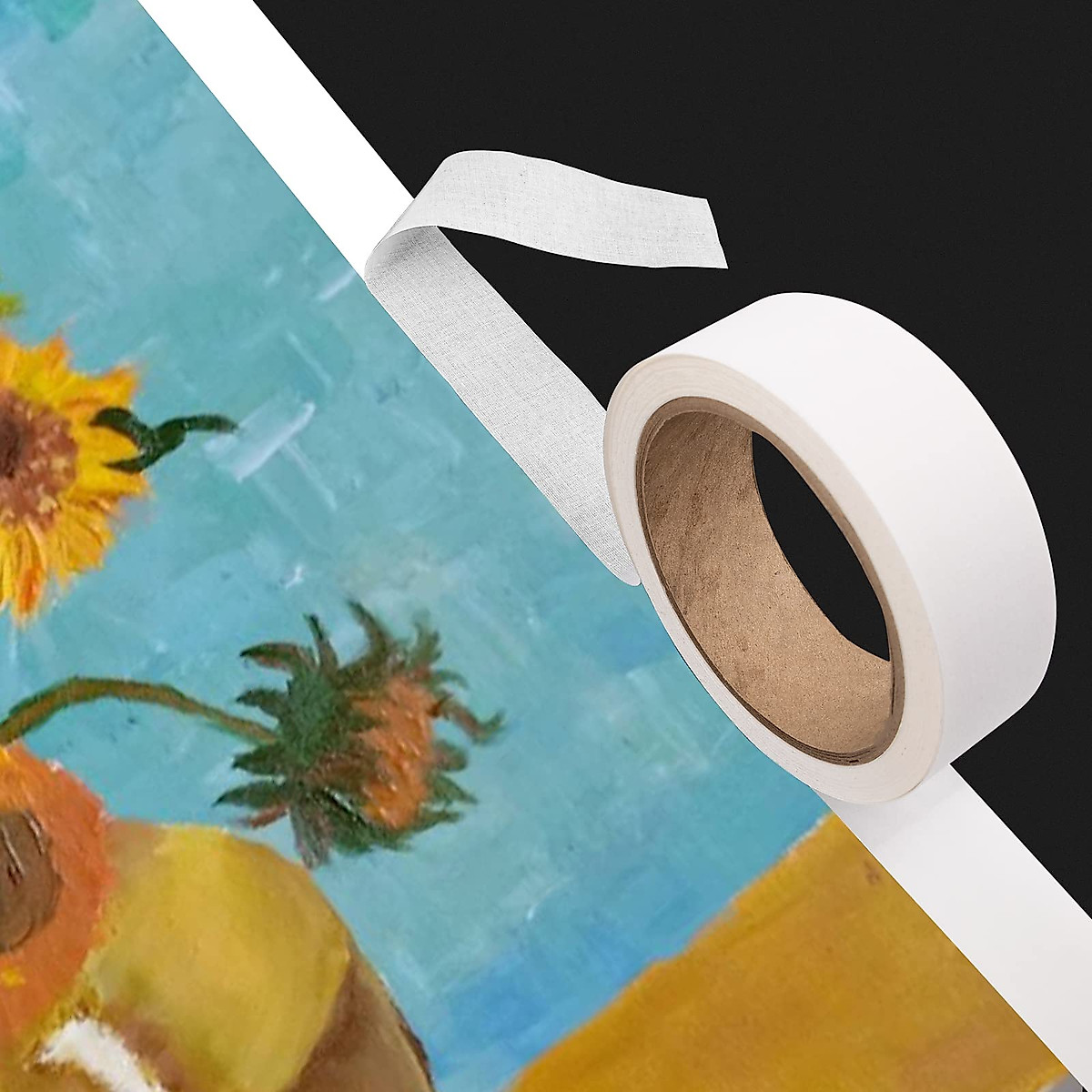 Lineco L533-1015 Self Adhesive Linen Tape 1.25Inx35Ft, Average, Multicolor