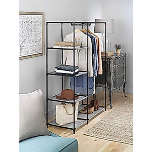 Whitmor Spacemaker Wardrobe with 5 Shelves