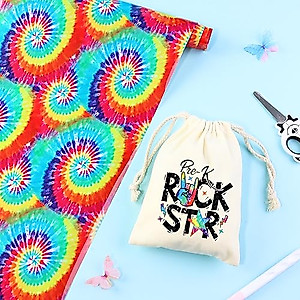 Tintnut Tie-dye Swirl HTV Heat Transfer Vinyl Roll - 12 Inch x 5ft Roll HTV Color Gradient Swirl Iron on Vinyl Spiral Patterned HTV Vinyl DIY Canvas Bag T-Shirts for Cricut or Silhouette Cameo