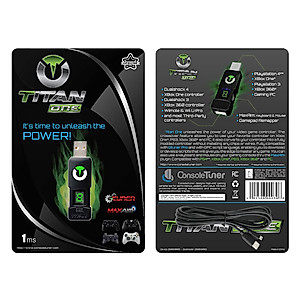 Titan One Device [Programmable Scripts, Macros, Mods, Remapping] Crossover Gaming Adapter and Converter for Playstation 4 PS3 Xbox One 360, Compatible with Nintendo Switch and More