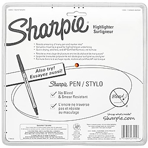 SHARPIE Pocket Style Highlighters, Chisel Tip, Assorted Colors, 24 Count