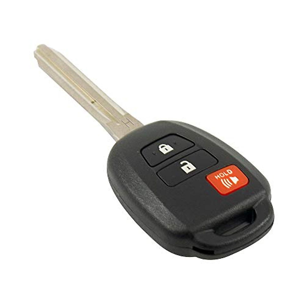 Keyless2Go Replacement for 3 Button Remote for Head Key HYQ12BDM / 89070-52F50 / 89070-42820 H Chip