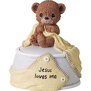 Precious Moments 223402 Jesus Loves Me Resin Keepsake Box