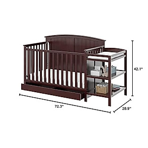 Storkcraft Steveston Crib & Changer w/Drawer - Espresso
