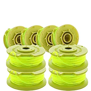 AC80RL3 String Trimmer Replacement Spool Line 080 Inch Twisted Line Compatible with Ryobi One Plus+ AC80RL3 18v, 24v, and 40v Cordless Trimmers ，Weed Eater String Auto-Feed Spool Line 11ft（8-Pack）