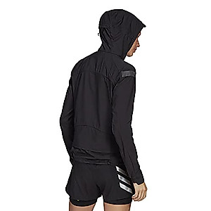 adidas Women's Marathon Translucent Jacket, Black/Black, Large