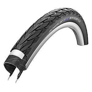 Schwalbe Delta Cruiser Plus HS 431 SBC Bicycle Tire - Wire Bead (Black-Reflex - 28 x 1 1/2)