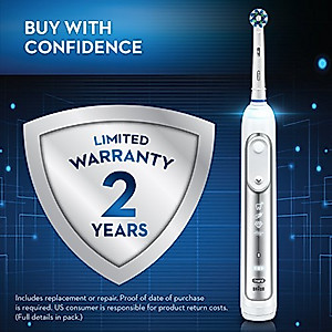 Oral-B Pro 5000 Smartseries Power Rechargeable Electric Toothbrush with Bluetooth Connectivity, Black Edition