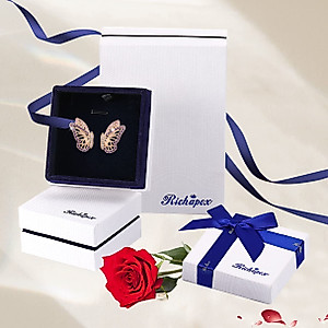 Gold Earrings for Women Trendy, Butterfly Earrings for Women Gold Hoop Earrings Gold Butterfly Earrings Hypoallergenic Stud