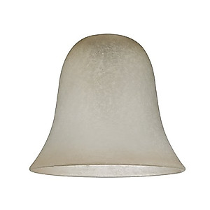 Design Classics Lighting Bell Glass Light Shade - Lipless with 1-5/8-Inch Fitter Opening