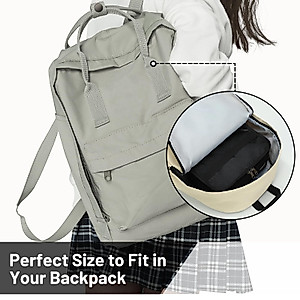 MIER Portable Thermal Insulated Cooler Bag Mini Lunch Bag for Kids, Black