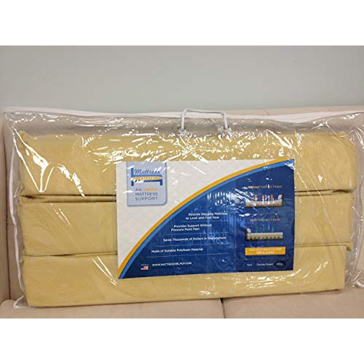 Mattress Helper Mini Under Mattress Support Extender- Fix Your Sagging Mattress Firmer Solution for Mattresses - Mini Extender