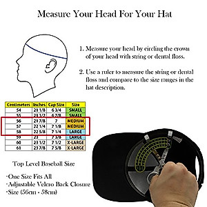 Baseball Cap Hat Men Women - classic adjustable plain blank, BLK