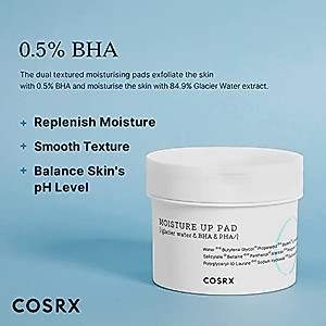 COSRX Propolis Cleansing Pad, BHA, Gentle Daily Exfoliant for Sensitive Skin, Preventing Breakouts, Moisturizing, Nourishing, Acne & Blemish Care, 70 Pads, Animal Testing-Free, Artificial Fragrance-Free, Parabens-Free