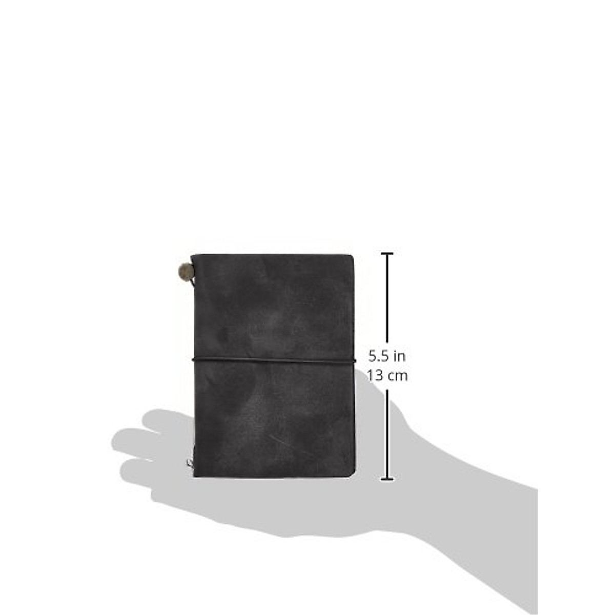 ミドリ(MIDORI) Traveler's Notebook, Passport Size, Black 15026006