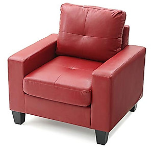 Glory Furniture Newbury Club Chair Red