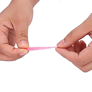 POCREATION Fishing Lures Kit, 50PCS 5cm Soft Plastic Fishing Lures T Tail Grub Worm Baits Fish Tackle Accessory, Pack of 50()